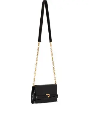 Balmain Shuffle Leather Wallet On Chain