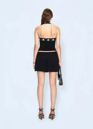 Off-White Wool Mini Skirt