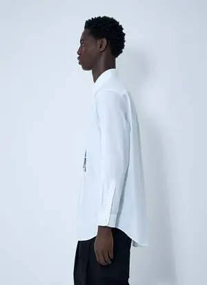 JEAN PAUL GAULTIER Logo Print Button-down Shirt