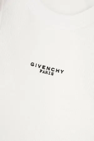 Givenchy Ribbed Crop Top - Multicolor