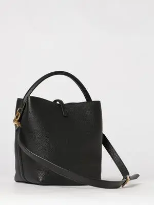 Saint Laurent Calf Leather Bucket Bag - Black