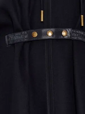 Moncler Wool Hooded Cape
