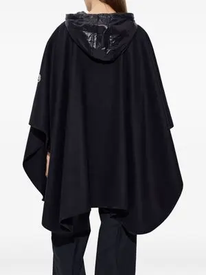 Moncler Wool Hooded Cape