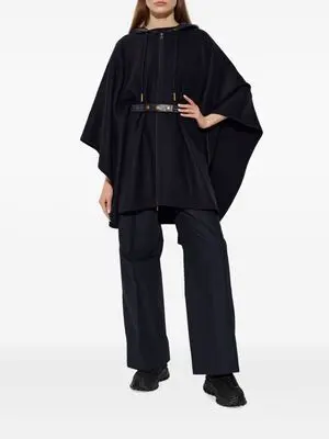 Moncler Wool Hooded Cape