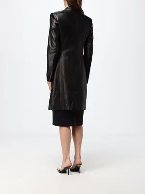 Gucci Single-breasted Smooth Lambskin Leather Jacket With Slim Fit