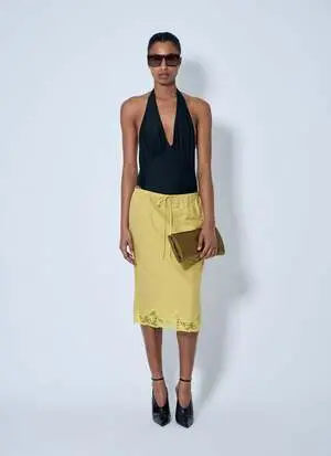 Saint Laurent Halterneck Swimsuit