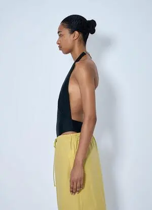 Saint Laurent Halterneck Swimsuit