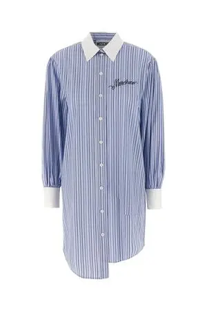 Moschino Asymmetrical Striped Dress - Multicolor
