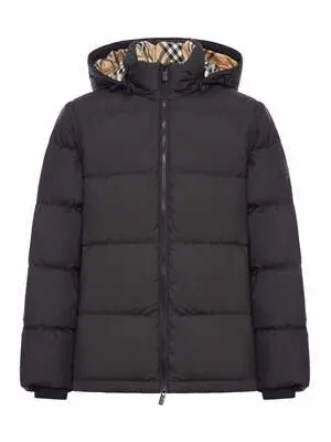 Burberry Down Jacket With Detachable Sleeves - Black