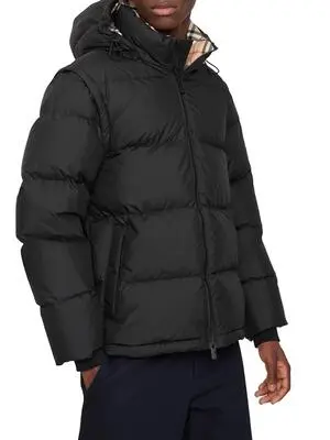 Burberry Down Jacket With Detachable Sleeves
