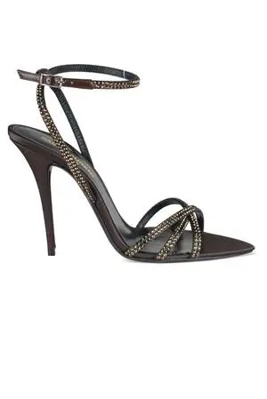 Saint Laurent Ava Sandals - Brown