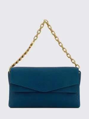 Gucci Grained Leather Shoulder Bag - Blue