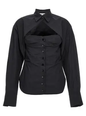 Attico Bustier' Shirt - Black