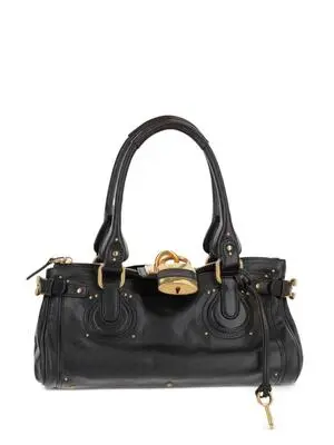 Chloé CHLOÉ Paddington Leather Shoulder Bag Multicolor