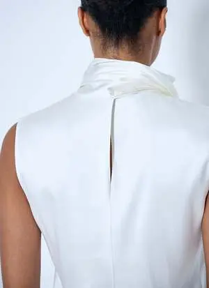 Bottega Veneta Silk Sleeveless Top