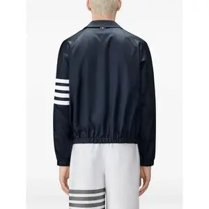 Thom Browne Windbreaker Jacket - Blue