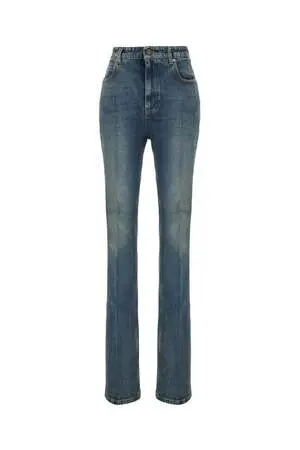 Balenciaga Straight Leg Jeans - Multicolor
