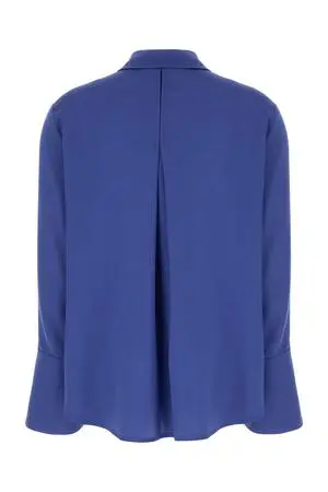 Max Mara Solid Button Up Shirt - Multicolor