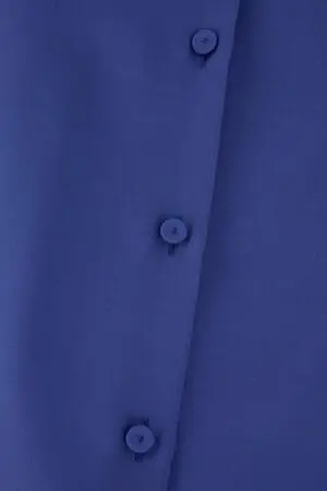 Max Mara Solid Button Up Shirt - Multicolor