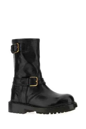 Dolce & Gabbana Leather Bernini Boots