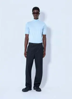 Prada Ribbed Turtleneck T-shirt
