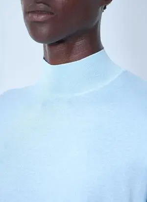 Prada Ribbed Turtleneck T-shirt