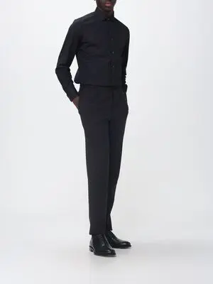 Zegna Classic Cotton Shirt - Black
