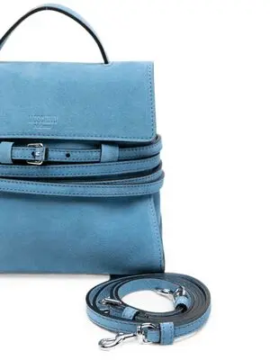 Moschino Tie Me Leather Handbag