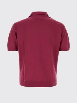 Zegna Silk Cashmere And Linen Polo Shirt