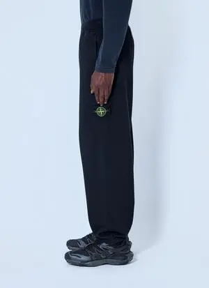 Stone Island Elasticated Track Pants - Black