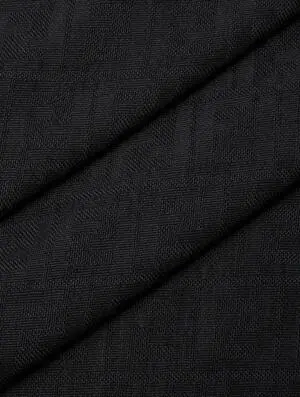 Fendi Wool, Silk And Cashmere Shawl - Black