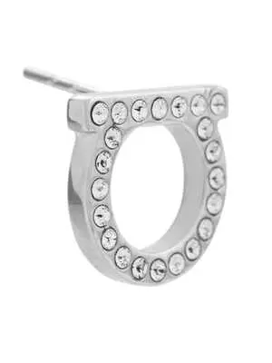 FERRAGAMO Gancini Crystal Earrings - Multicolor