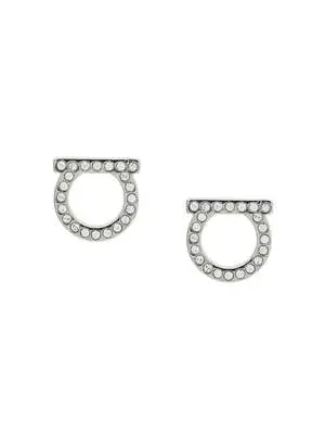FERRAGAMO Gancini Crystal Earrings - Multicolor