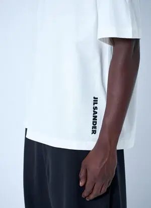 JIL SANDER Cotton Jersey Crewneck T-shirt - White
