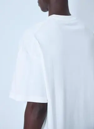 JIL SANDER Cotton Jersey Crewneck T-shirt - White