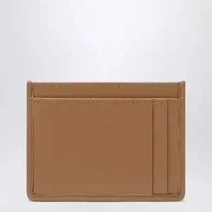 Miu Miu Caramel Card Holder In Matelasse Nappa Leather - Cream
