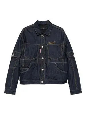 Dsquared2 Cargo Denim Jacket - Multicolor