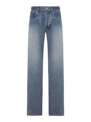Jw Anderson Light Wash Bottoms For Men