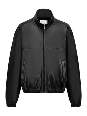 Saint Laurent Cassandre Lambskin Jacket - Black