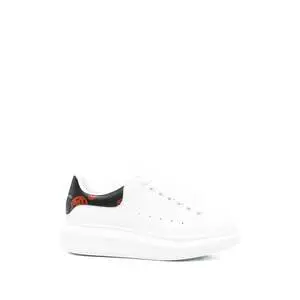 Alexander McQueen Leather Skull Trainers - White