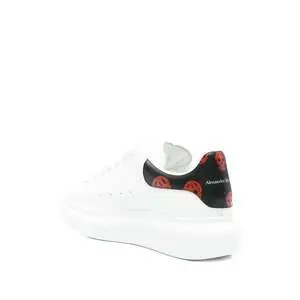 Alexander McQueen Leather Skull Trainers - White