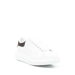 Alexander McQueen Leather Skull Trainers - White