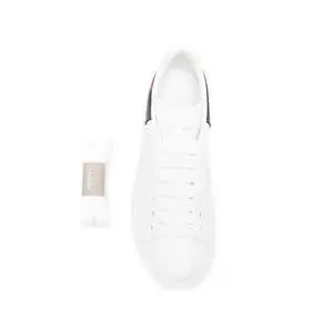 Alexander McQueen Leather Skull Trainers - White