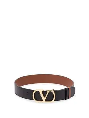 Valentino Garavani VALENTINO GARAVANI VLogo Signature Buckle Belt Multicolor