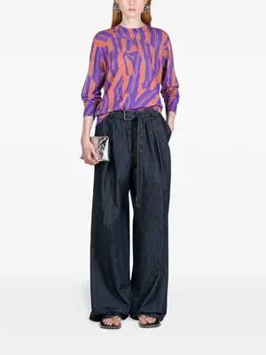 Dries Van Noten Belted Jeans