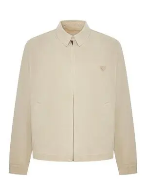Prada Cotton Blouson With Logo