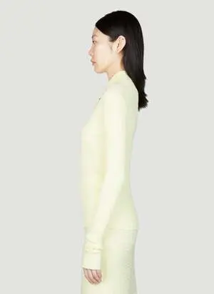 Bottega Veneta Long Sleeve Rib Top