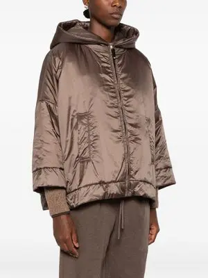 Max Mara Nylon Padded Blouson Jacket - Multicolor