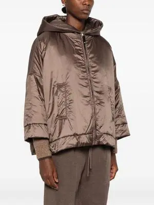 Max Mara Nylon Padded Blouson Jacket - Multicolor