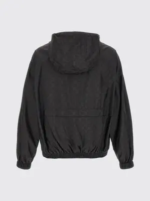 Gucci Gg Monogram Nylon Hooded Windbreaker Jacket